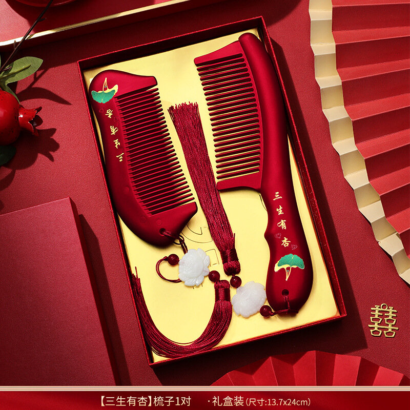 Зеркало-расческа для свадьбы, пара для невесты, высококачественная подарочная коробка, свадебные принадлежности, коллекция свадебных маленьких круглых зеркал