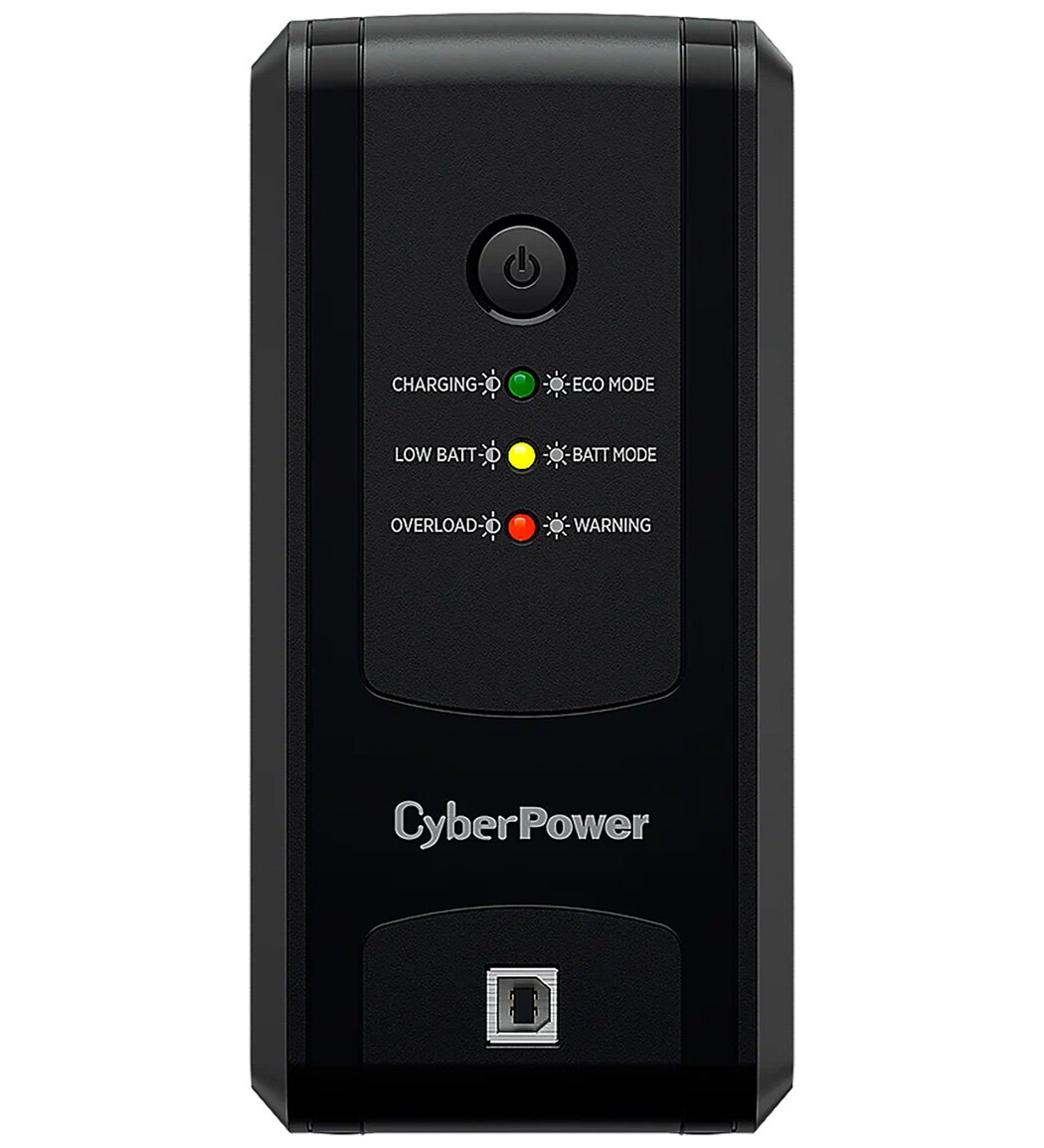 Источник бесперебойного питания (ИБП) CyberPower UT650EIG, 650 В·А, 390 Вт, 1xUSB, RJ45/11, C13x4, линейно-интерактивный
