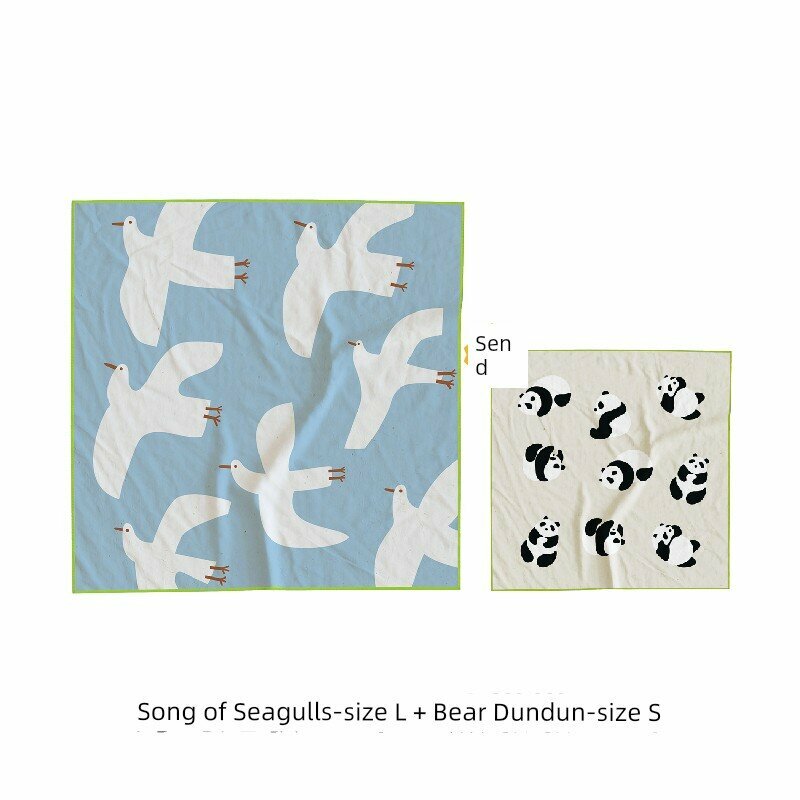 Картинка Seagull Song и медвежонок: чехол для защиты объектива камеры Sony Canon Leica, размеры L и S, портативная