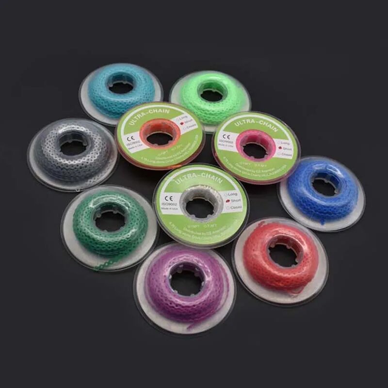 Силиконовая эластичная цепь для брекетов, Short 10pcs1
