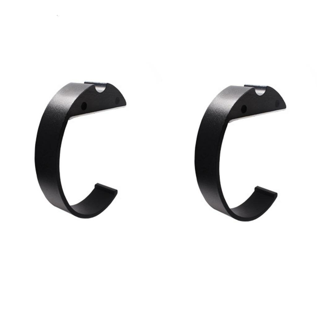 Органайзер настольный алюминиевый с крючками, Черный - Символы C