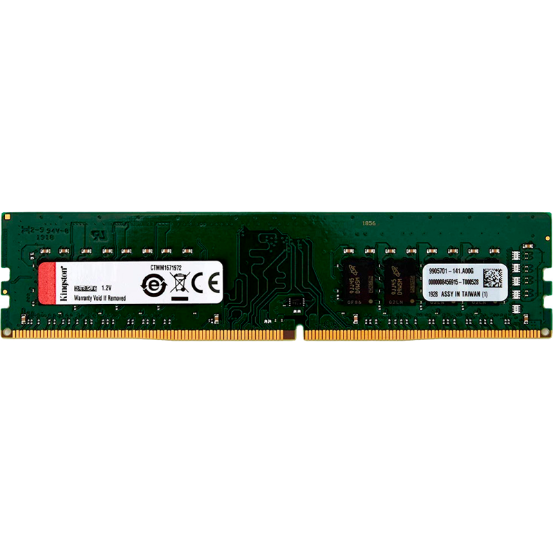 Оперативная память Kingston KVR32N22D8/32, 32 ГБ, DDR4, 3200 MT/s, CL22