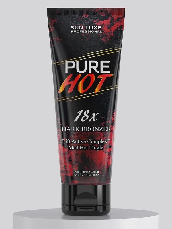 Крем для загара в солярии с тингл эффектом "Pure Hot 18х", 125 мл