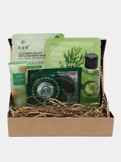 Подарочный набор уходовой косметики для женщин "Бьюти бокс" 5 в 1, подарок на новый год