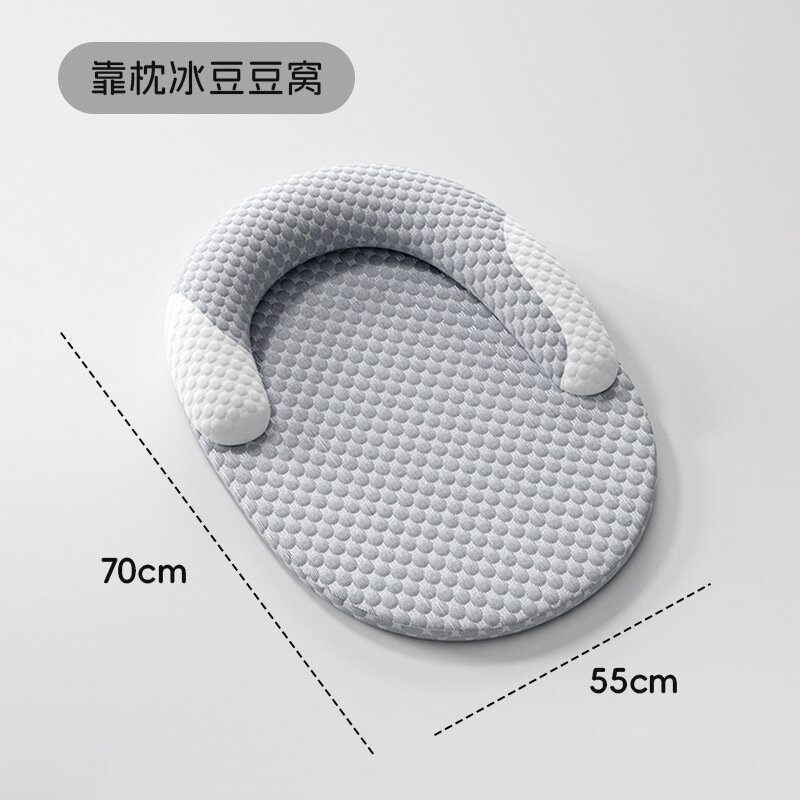 Летняя собачья лежанка, съемный моющийся мат, спальный коврик, всесезонный охлаждающий мат для домашних животных, кошачья лежанка, охлаждающая дышащая собачья лежанка