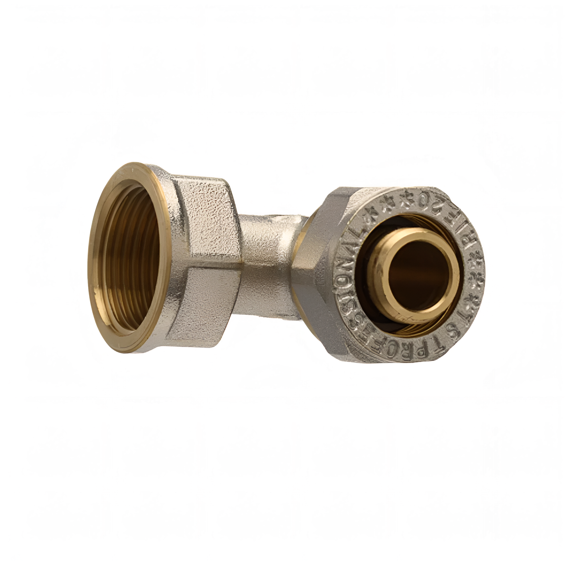 Фитинг для труб обжимной угольник с переходом на вн. р. 32х1" TST