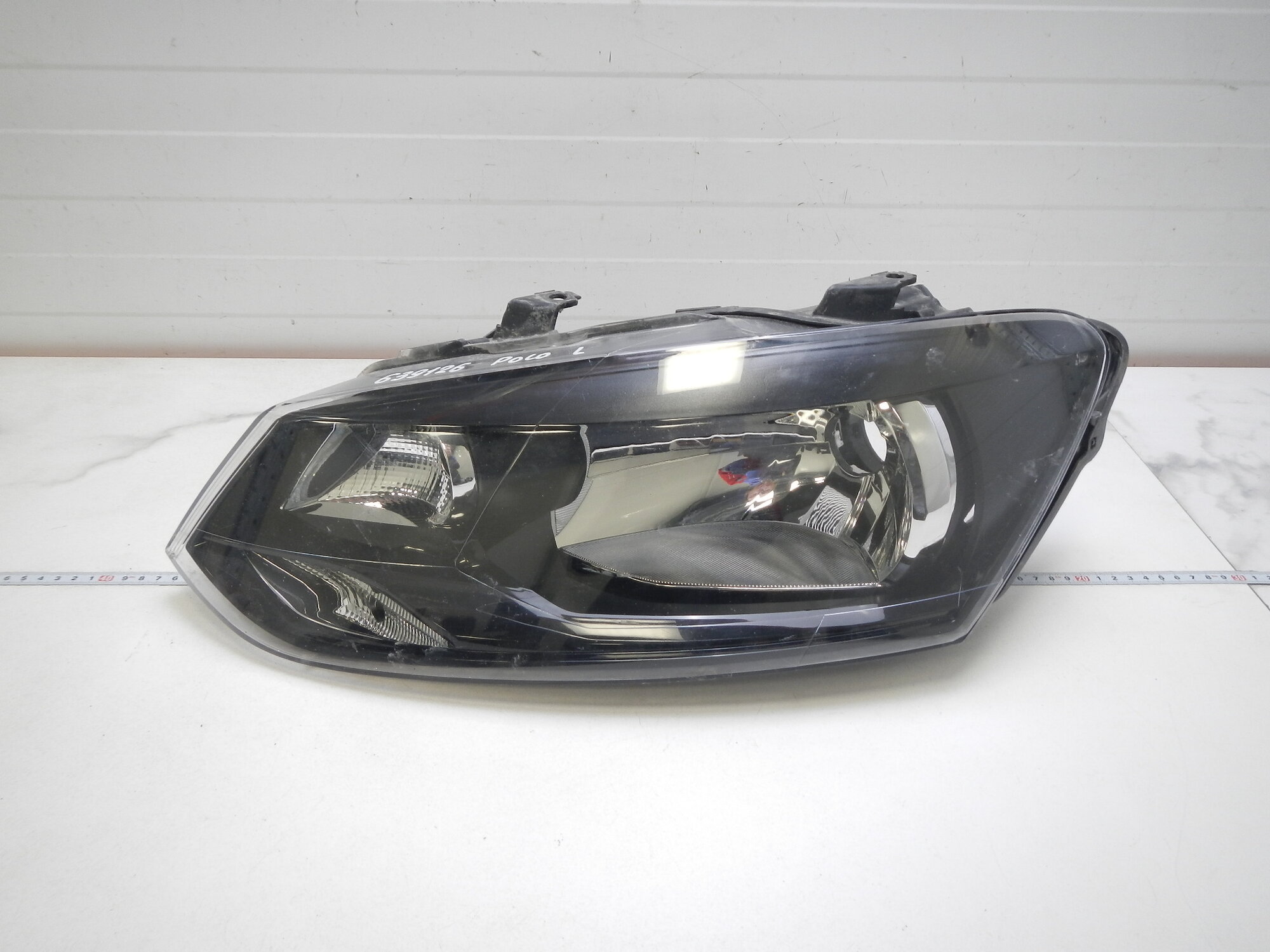 Б/У Фара левая, Volkswagen (Фольксваген)-POLO (SED RUS) (11-) VOLKSWAGEN POLO (Sed RUS) (11-) DEPO -15 Дубликат, царапины...