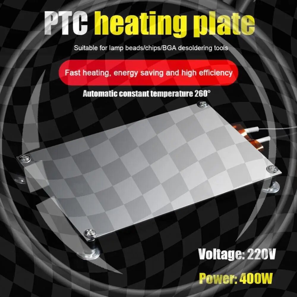 HOSPORT PTC Нагревательная пластина для пайки 220v400w