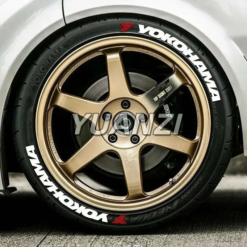 Резиновые наклейки Yokohama, наклейки для шин