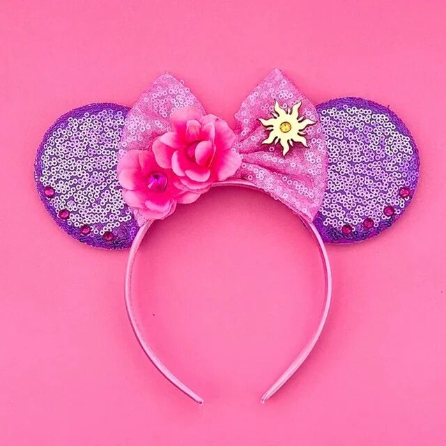 Аксессуары для волос Disney Tinker Bell для девочки: крылья, повязка на голову феи, детская повязка на голову с цветочными лозами и ушками, женская повязка на голову Silver Mist для малышей.