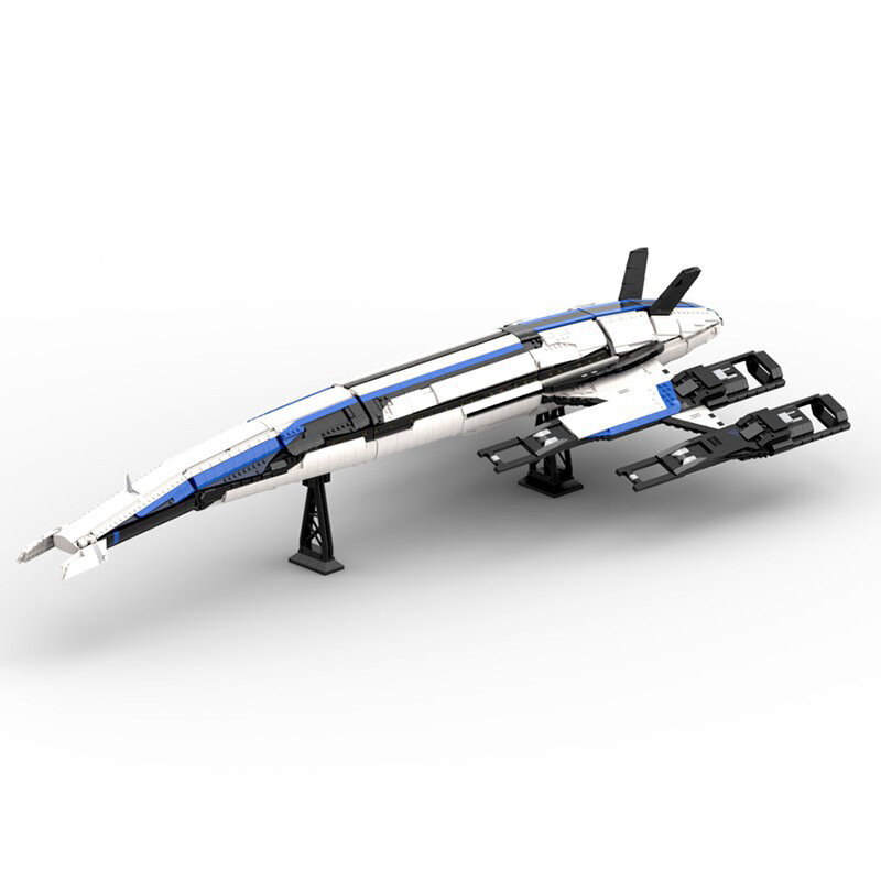 Собранный игрушечный строительный блок Normandy SR-2 Mass Effect фрегат игровая периферийная модель MOC