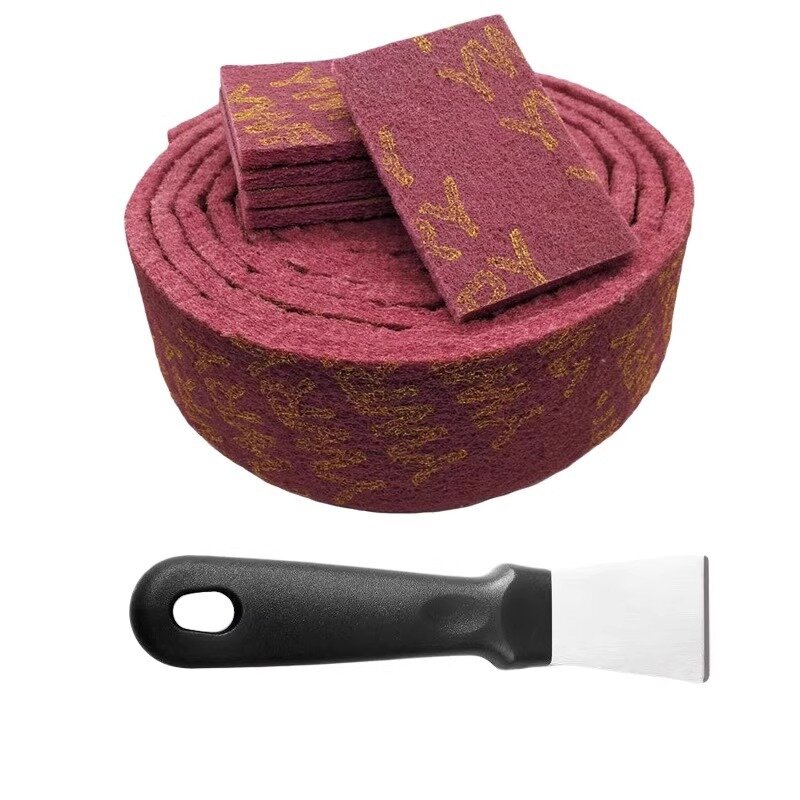 Алмазная абразивная подушка для чистки дна кастрюль, удаления жира, кухонная чистящая ткань, утолщенная чистящая ткань для удаления ржавчины для дверей, окон и плитки