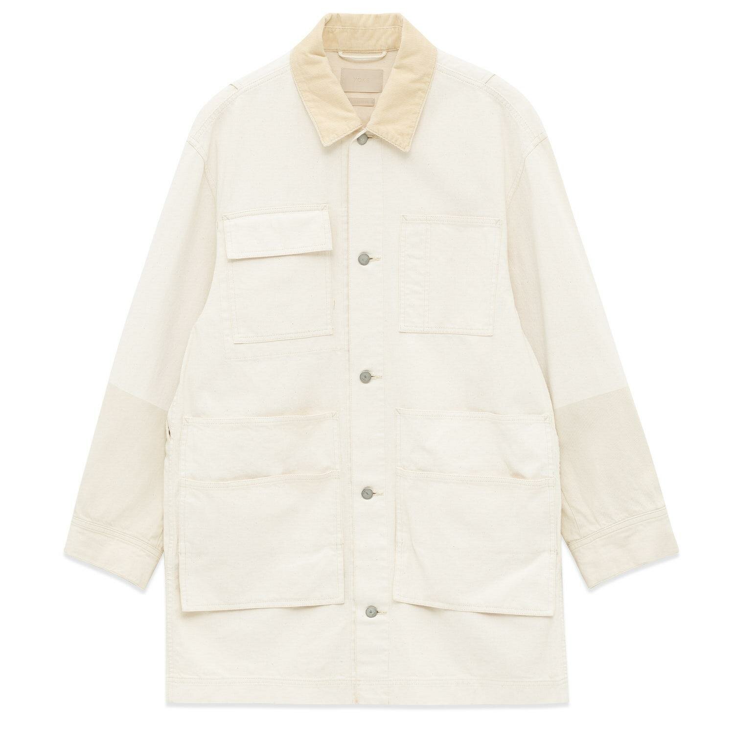 Плащ ПЛАЩ YOKE DENIM COVERALL HALF COAT