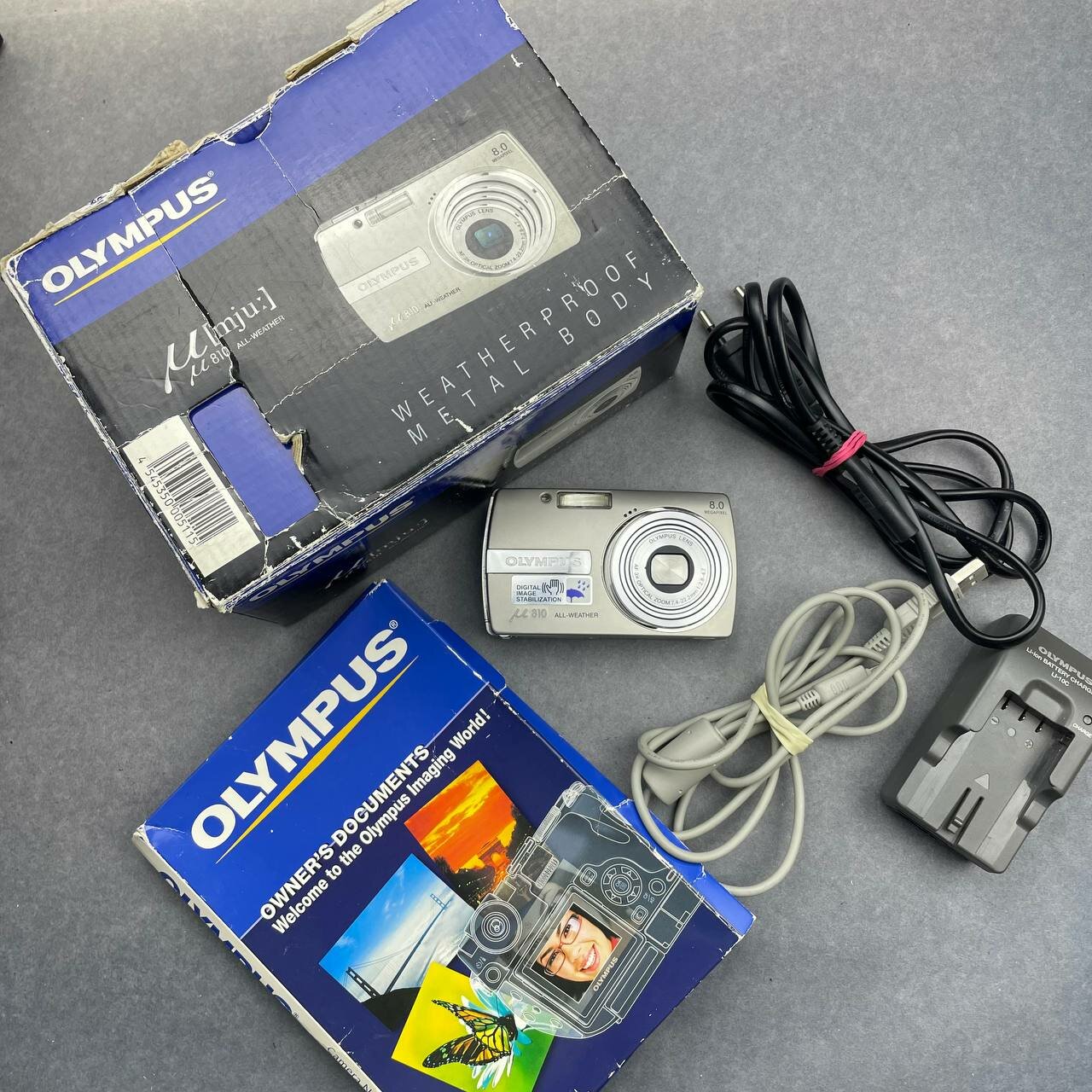 Цифровой компактный фотоаппарат Olympus Stylus mju 810, с коробкой