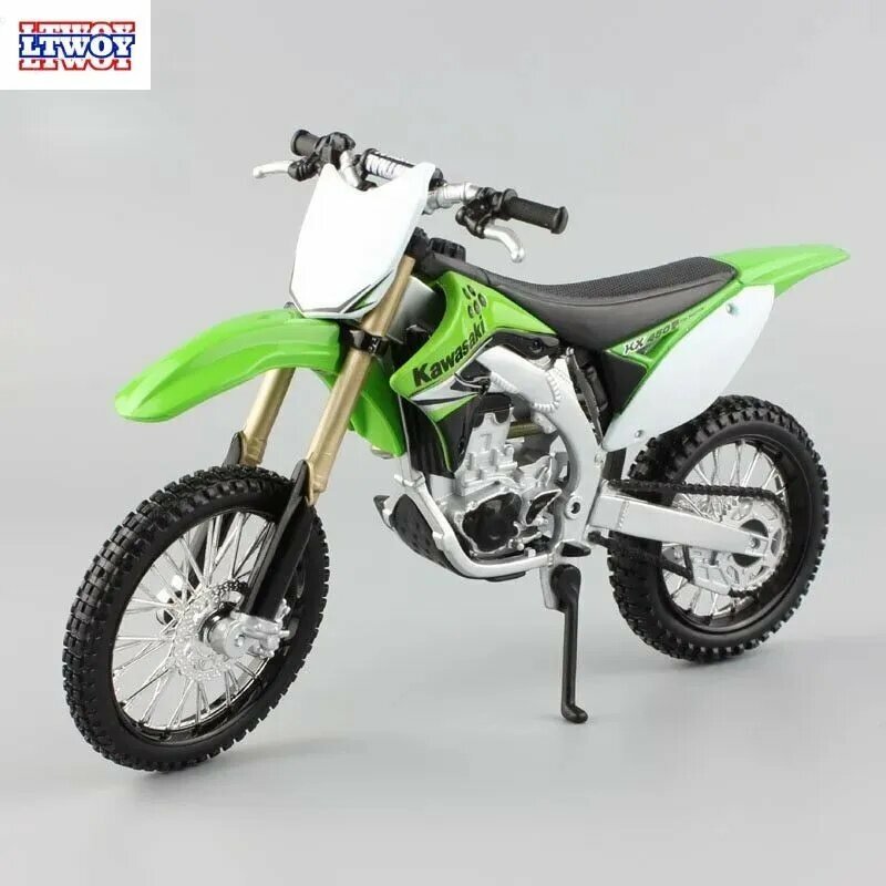 Игрушечный мотоцикл Kawasaki H2 R, 1:12, игрушка для мальчика, модель автомобиля, мотоцикл