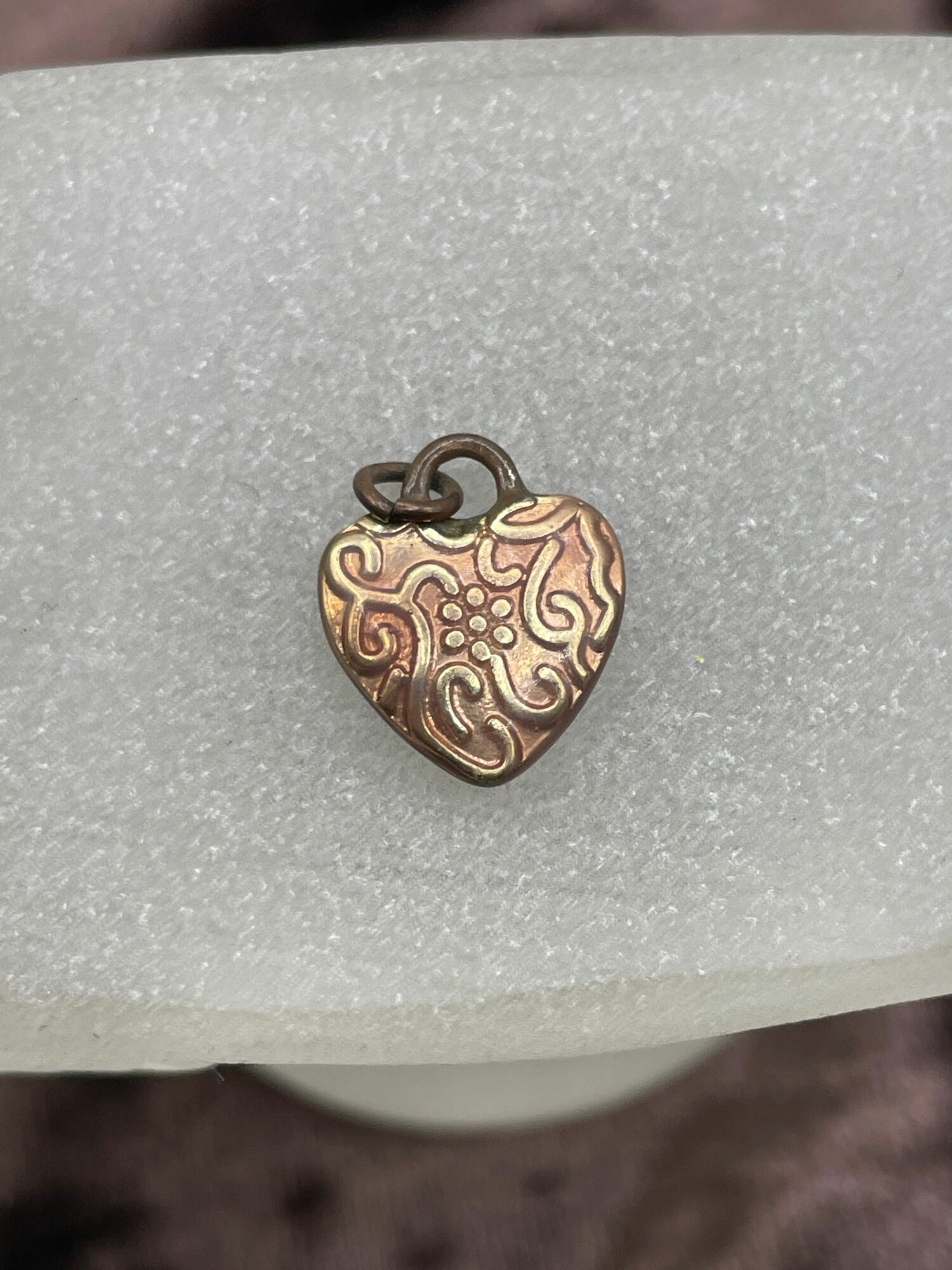 Винтажный кулон подвеска, Сердце