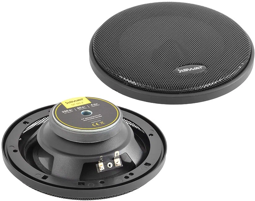 Колонки автомобильные Swat SP B-6.2, 2-полосные,