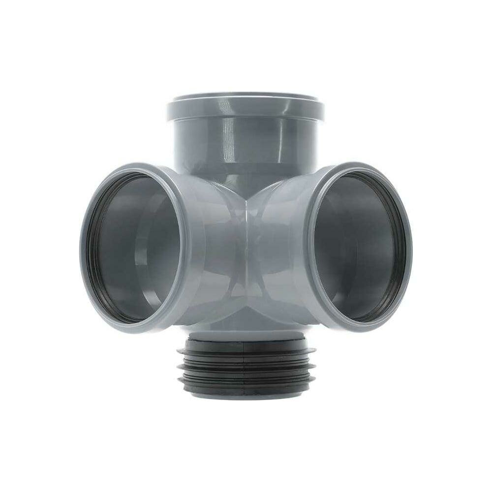 Крестовина восстановитель раструба для внутренней канализации Ostendorf ПП угловая HTEDSM 110/110/110x87 115945