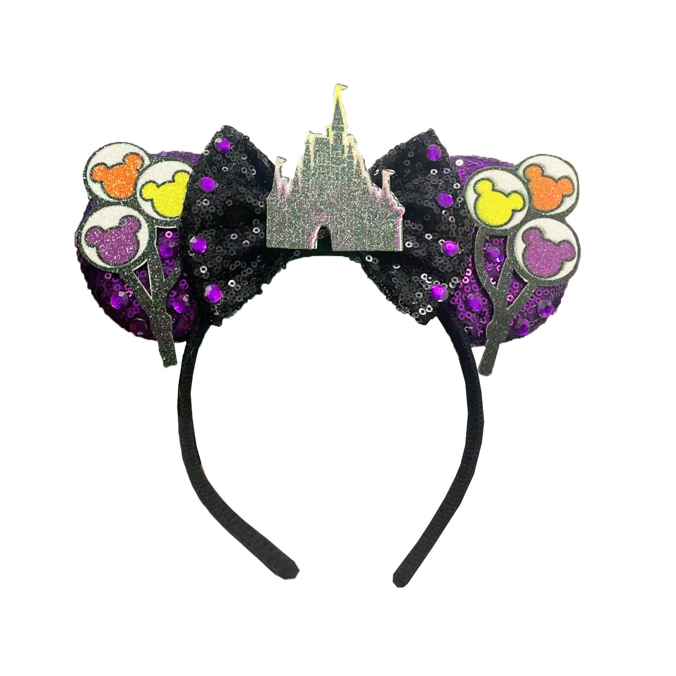 День святого Валентина, повязка на голову с Микки, детская повязка с ушками кролика, бантик, аксессуары для волос, заколка для волос с Микки Маусом