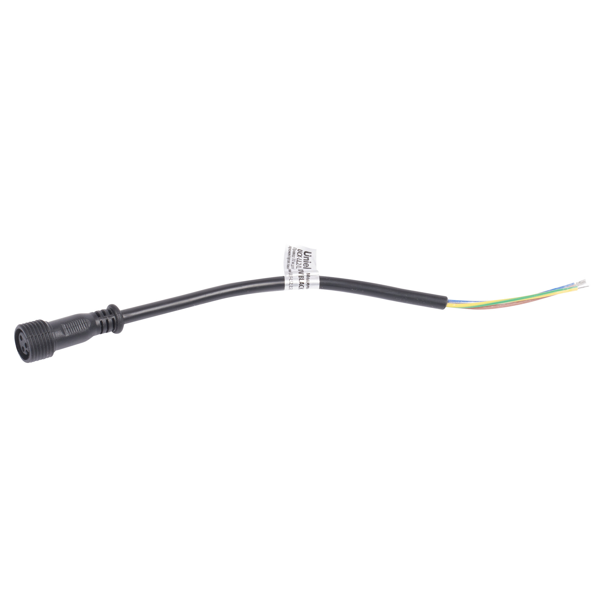 Uniel Провод для подключения в линию прожекторов линейных UCX-LL2/L52-10M 220V BLACK UL-00008845