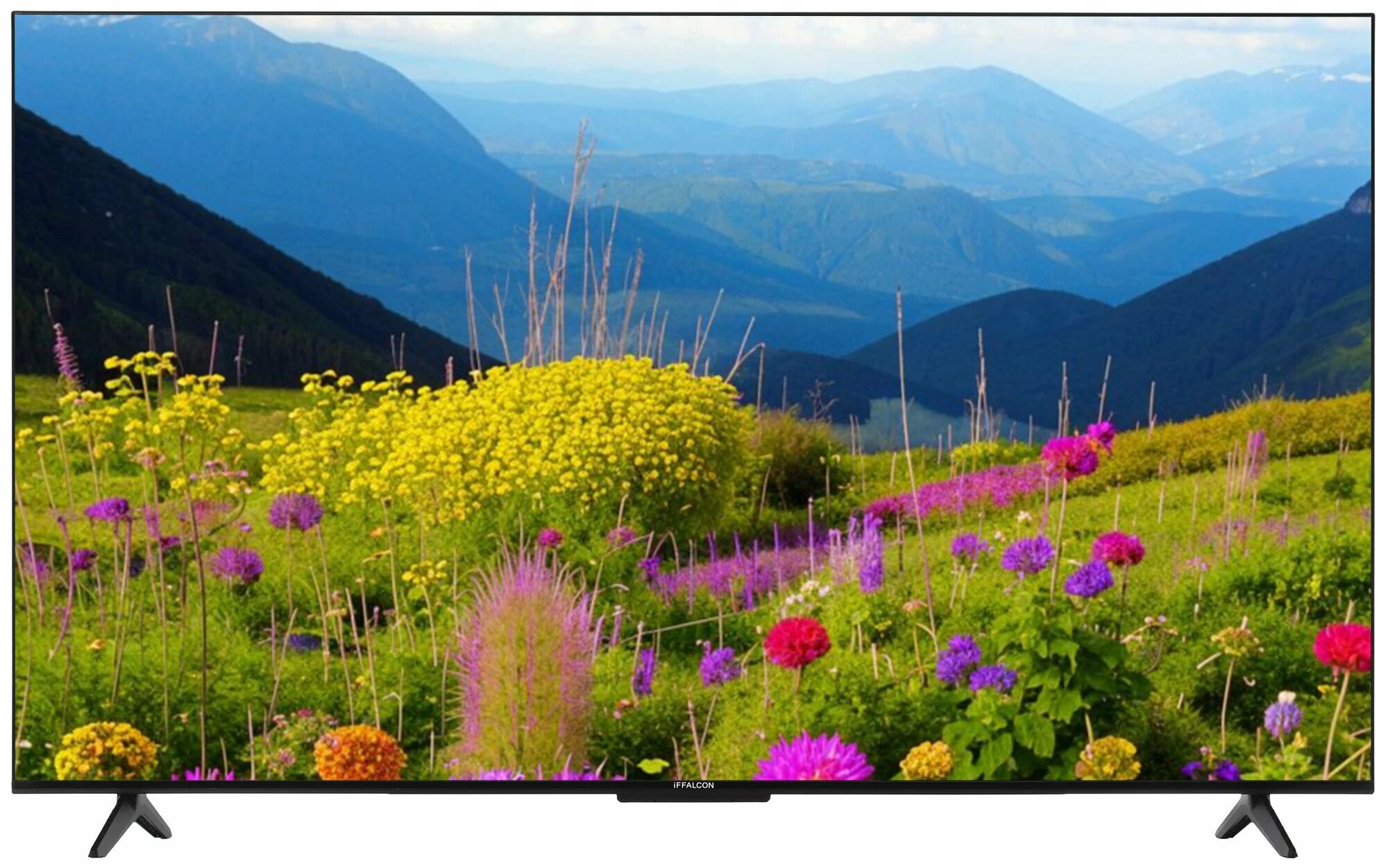 55" (140 см) Телевизор iFFALCON IFF55U74, черный (Direct LED, QLED, 4K UltraHD, Wi-Fi, 60 Гц, Google TV)