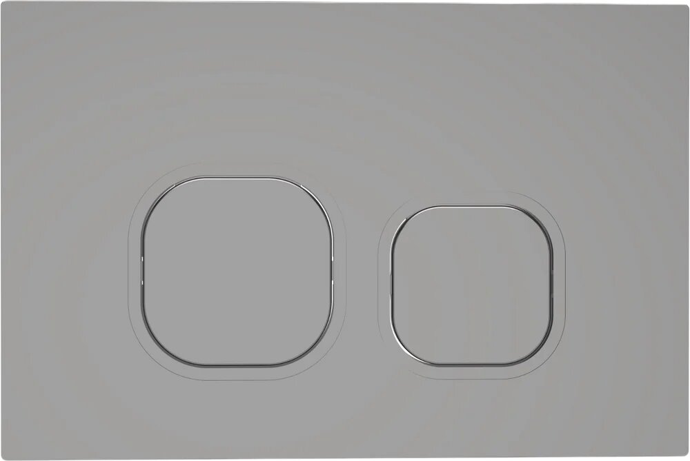 Кнопка смыва для унитаза Weltwasser WW INS Bamberg CR хром, матовая, кнопка для инсталляции, двойной смыв