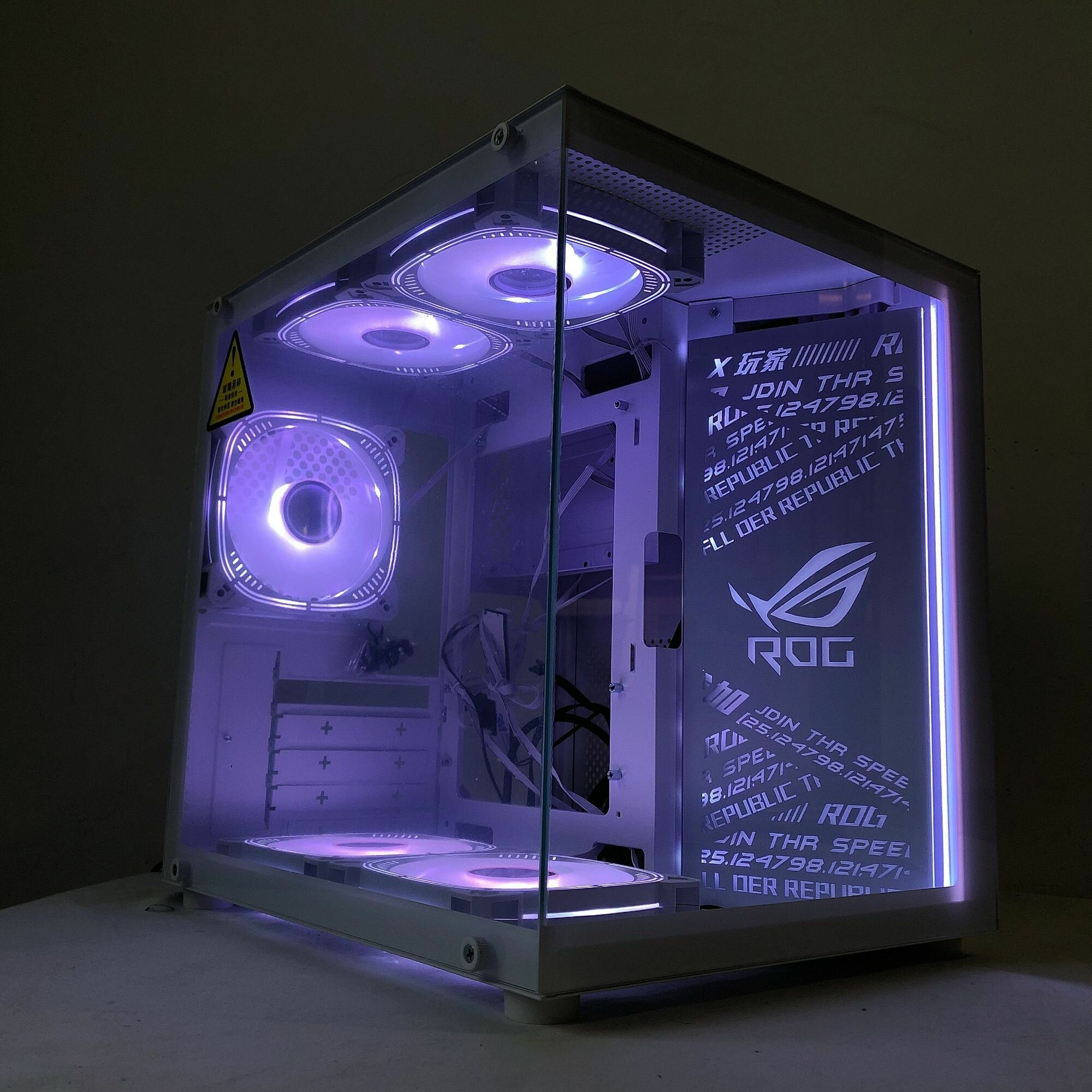 Аниме тематика, комната с видом на море, 2D RGB светящаяся декоративная доска, настольный хост, набор RGB вентиляторов, сборка корпуса