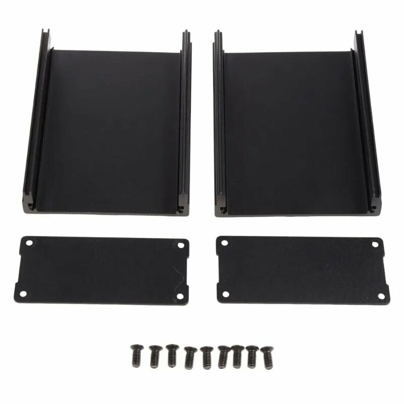 (1 комплект) Алюминиевый корпус усилителя мощности / корпус печатной платы / блок питания алюминиевая коробка / корпус прибора технические характеристики