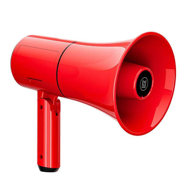 Langyun C68 Bluetooth ручной мегафон для записи, портативный уличный громкоговоритель, перезаряжаемый усилитель