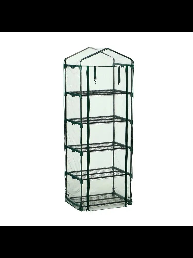 Парник, теплица домиком 6C6145E044D14F8FBA6A67C1325E6000 0.69х0.49х1.87м