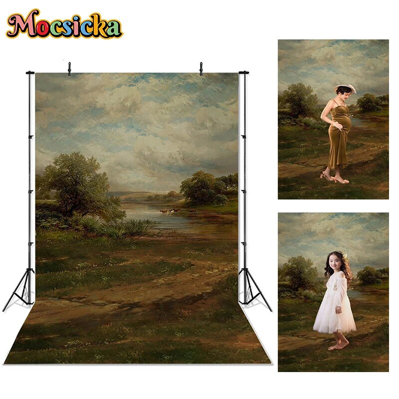 Фотофон пейзаж винтажный MOCSICKA 150x220см, цвет 19