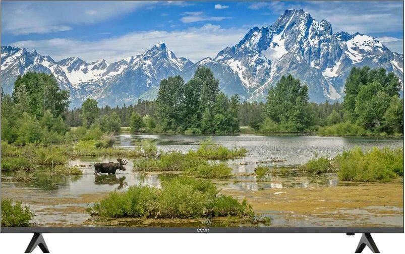 55" (140 см) Телевизор ECON EX-55US007B, черный