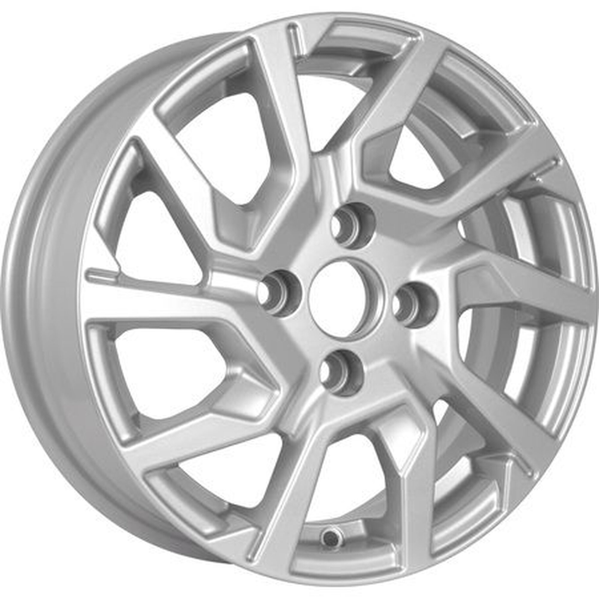 Колесный литой диск KDW KD1420 R14x5.5 4x98 ET35 CB58.5 Silver_Painted