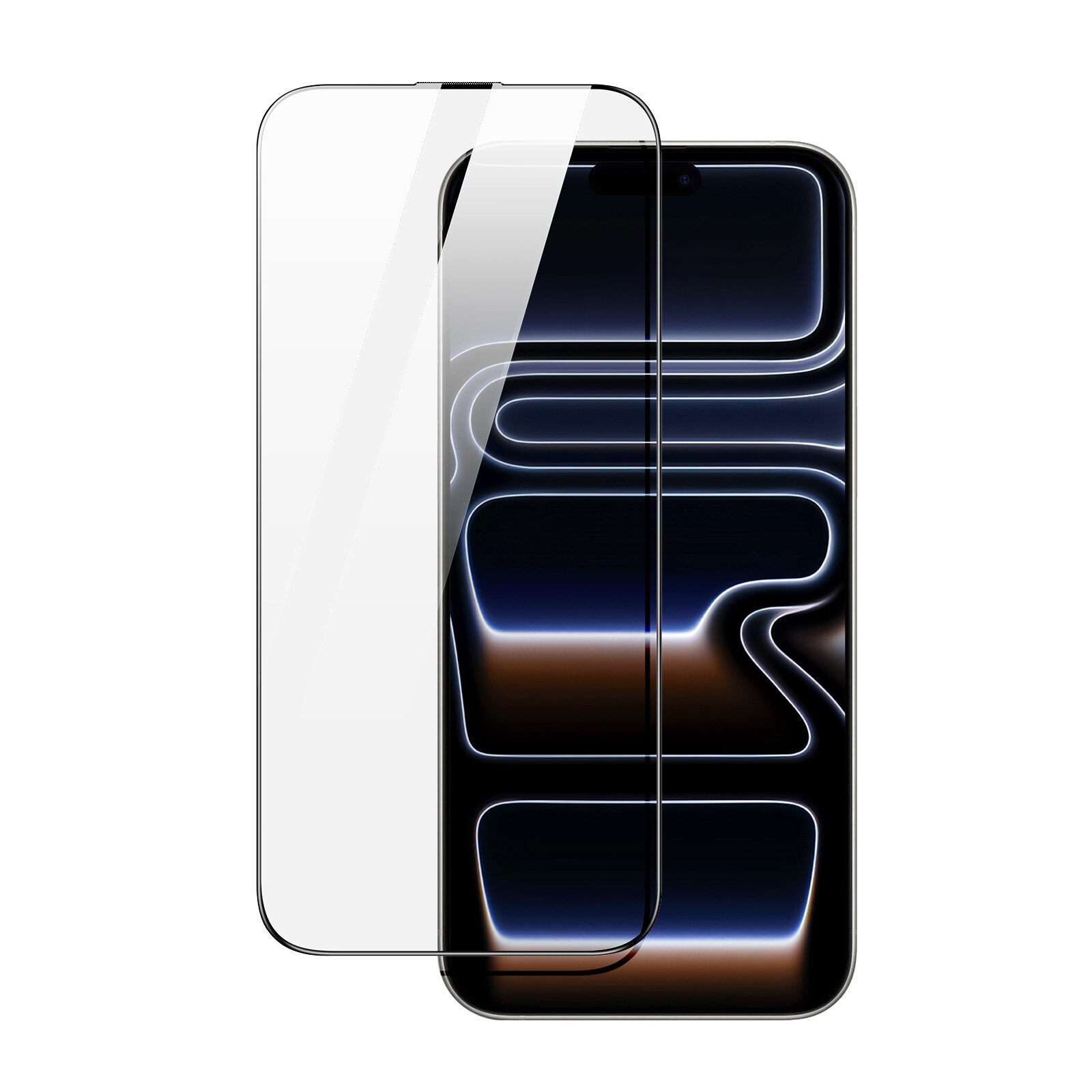 Защитное стекло для iPhone 17 Pro, серия Roga Series от Dux Ducis (комплект с ванночкой для автоматического выравнивания и установки)