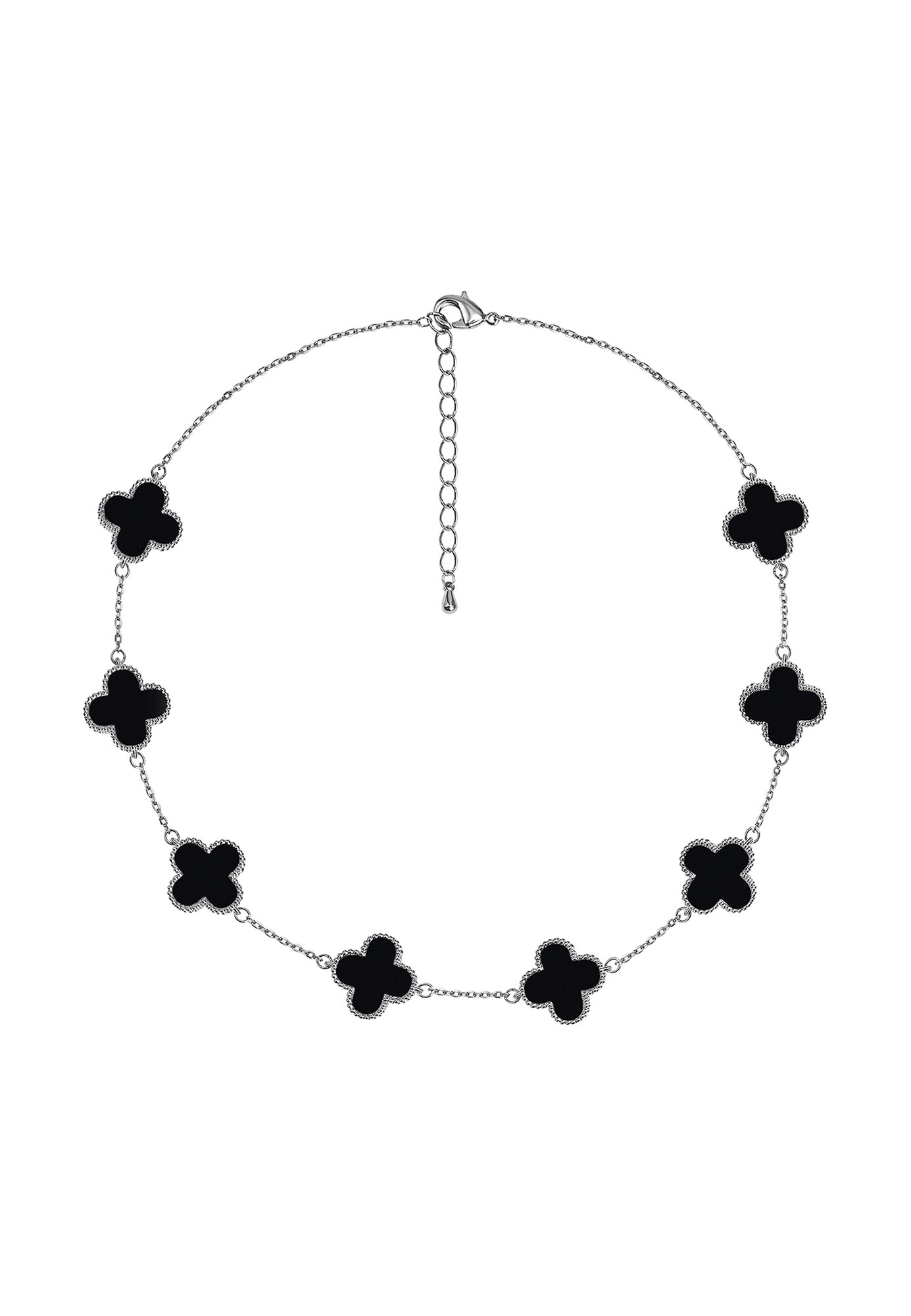 Колье, циркон, агат синтетический