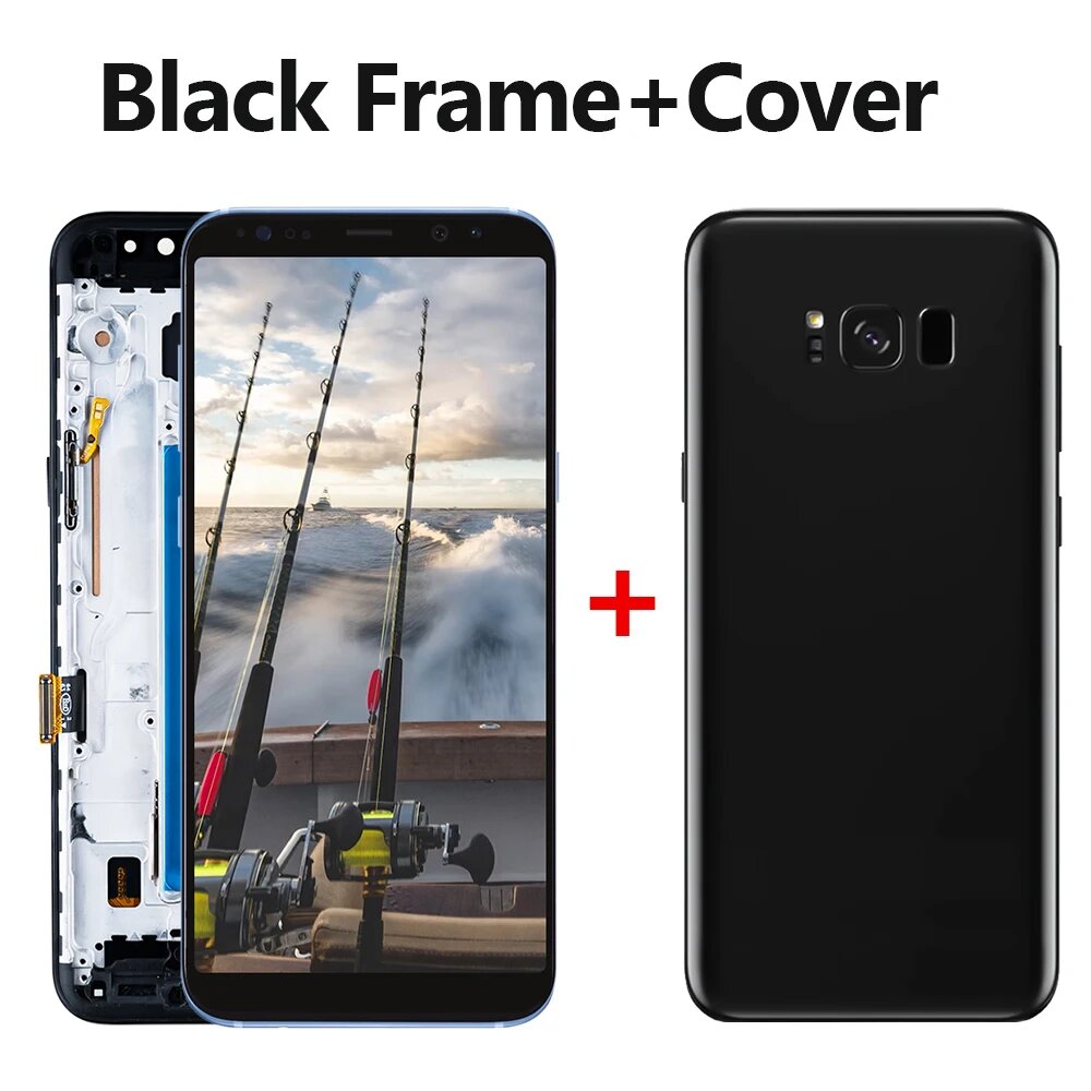 100% протестированный TFT 6,18 дюйма для Samsung Galaxy S8 Plus S8 + ЖК-дисплей с TFT Black Kit