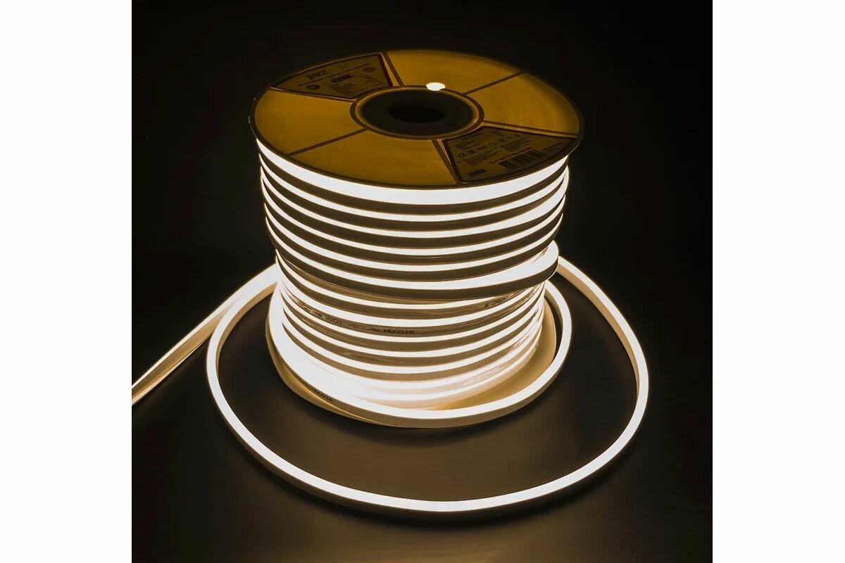 Лента LED "Гибкий Неон"(3000К) 220В 6 Вт/м 120 led/м (2835) 8 мм (бухта 50м) IP65 Jazzway
