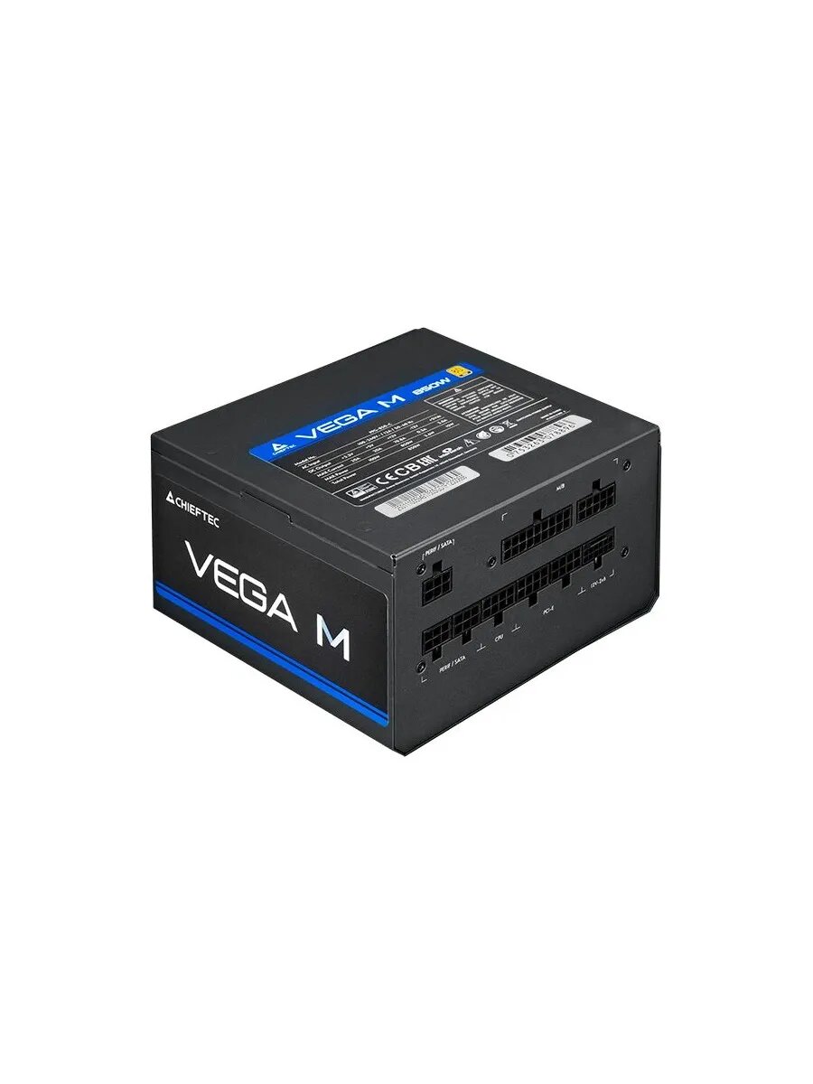 Блок питания Chieftec Vega M PPG-1000-C, 1000Вт, ATX, черный