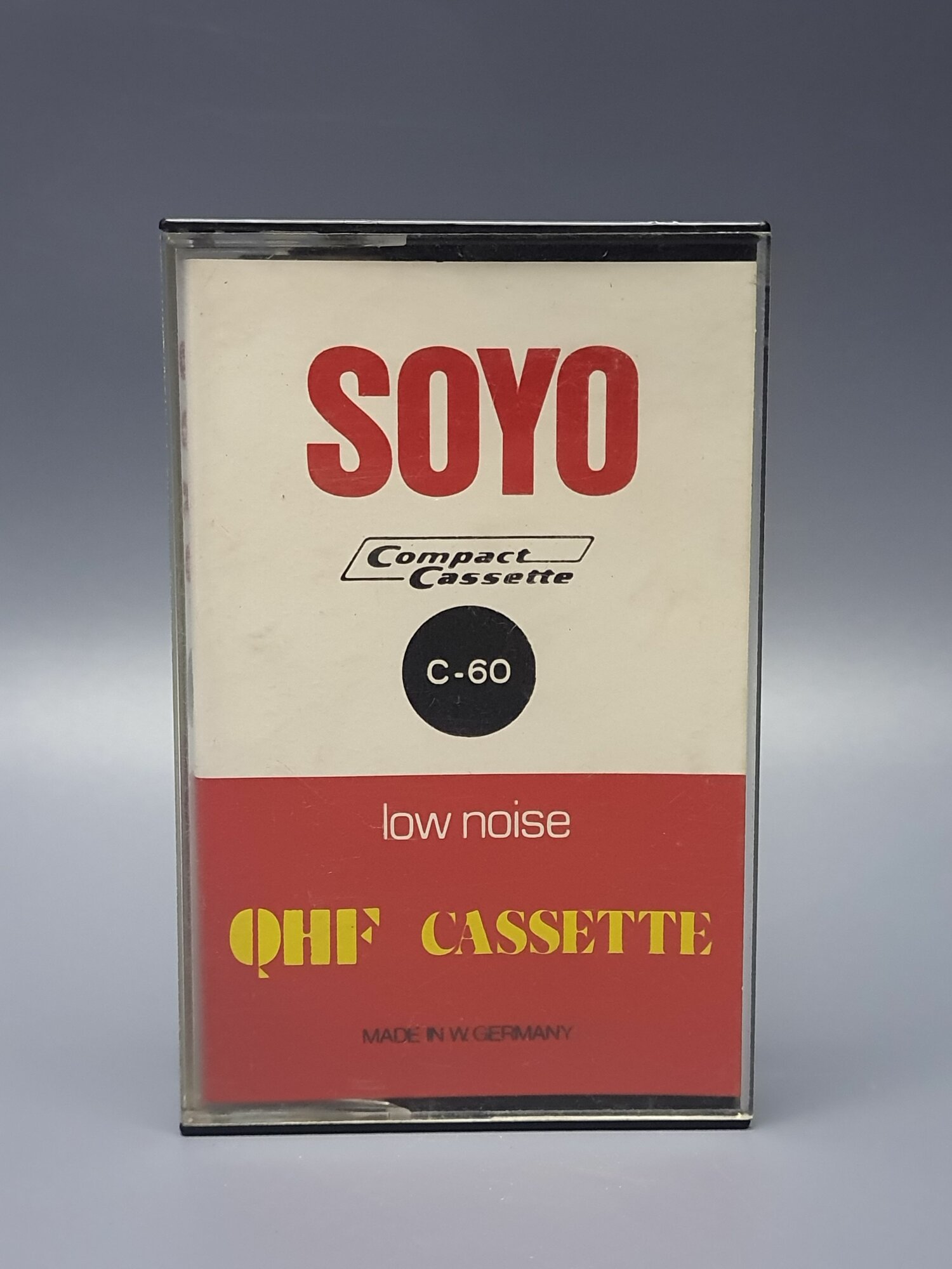 Аудиокассета редкая SOYO, С60, Германия, 70е