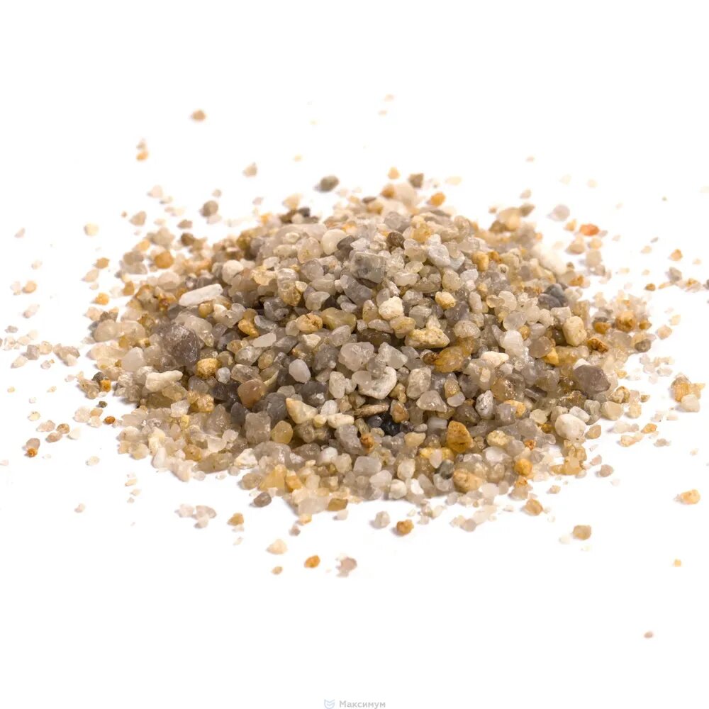 Кварц зернистый 2-5 мм отмытый (мешок 25 кг) 40108