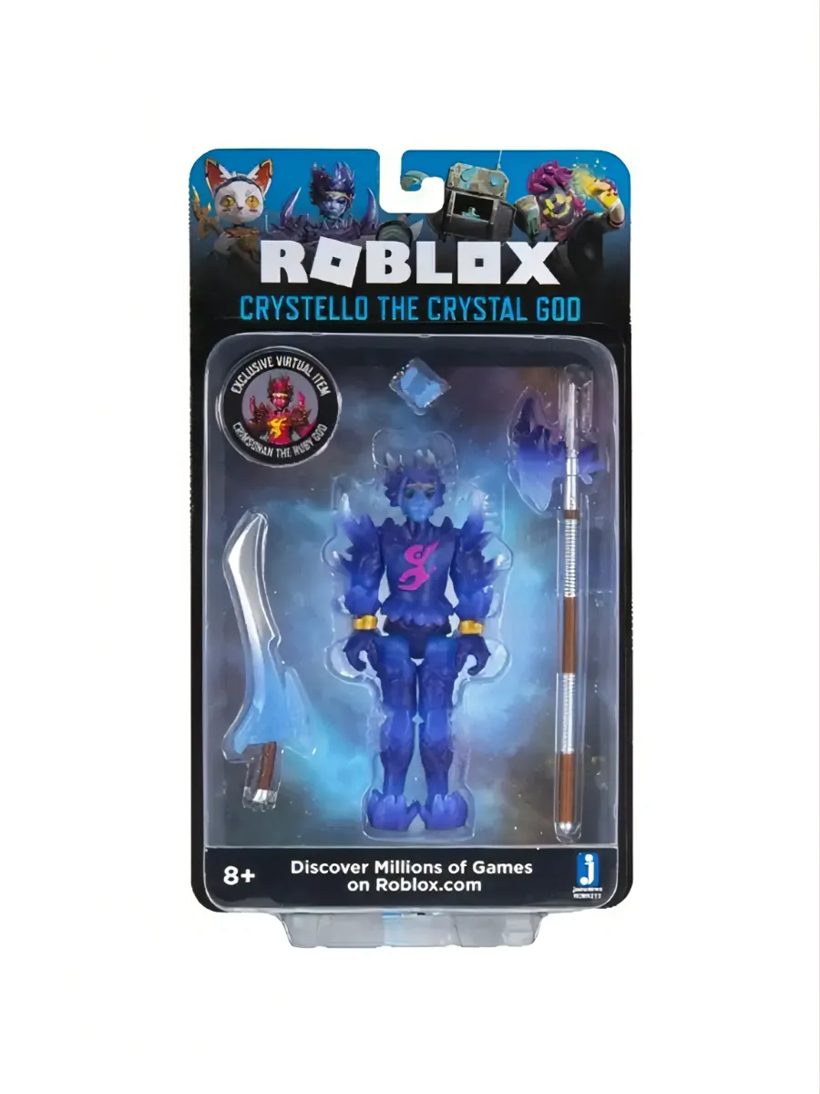 Фигурка Roblox ROB0272 Фигурка героя Crystello the Crystal God (Imagination) с аксессуарами