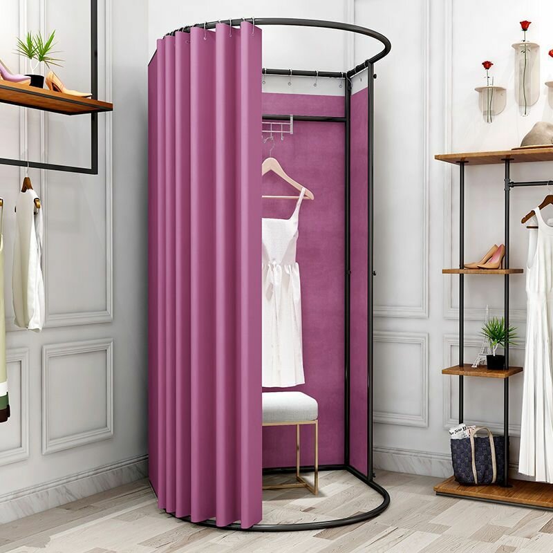 Примерочная кабина, отдельно стоящая, 100х95х200см, Можно двигаться. С рамкой