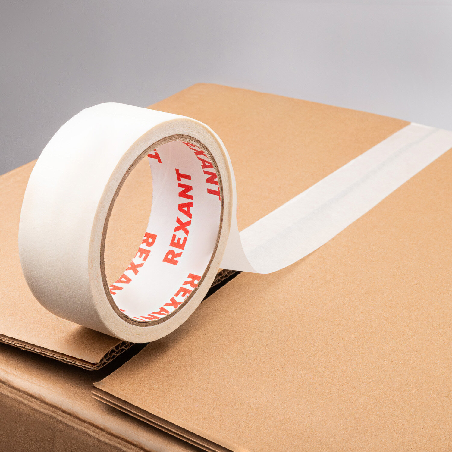 Малярная лента REXANT, бумага, односторонний клей, 48мм x 30м
