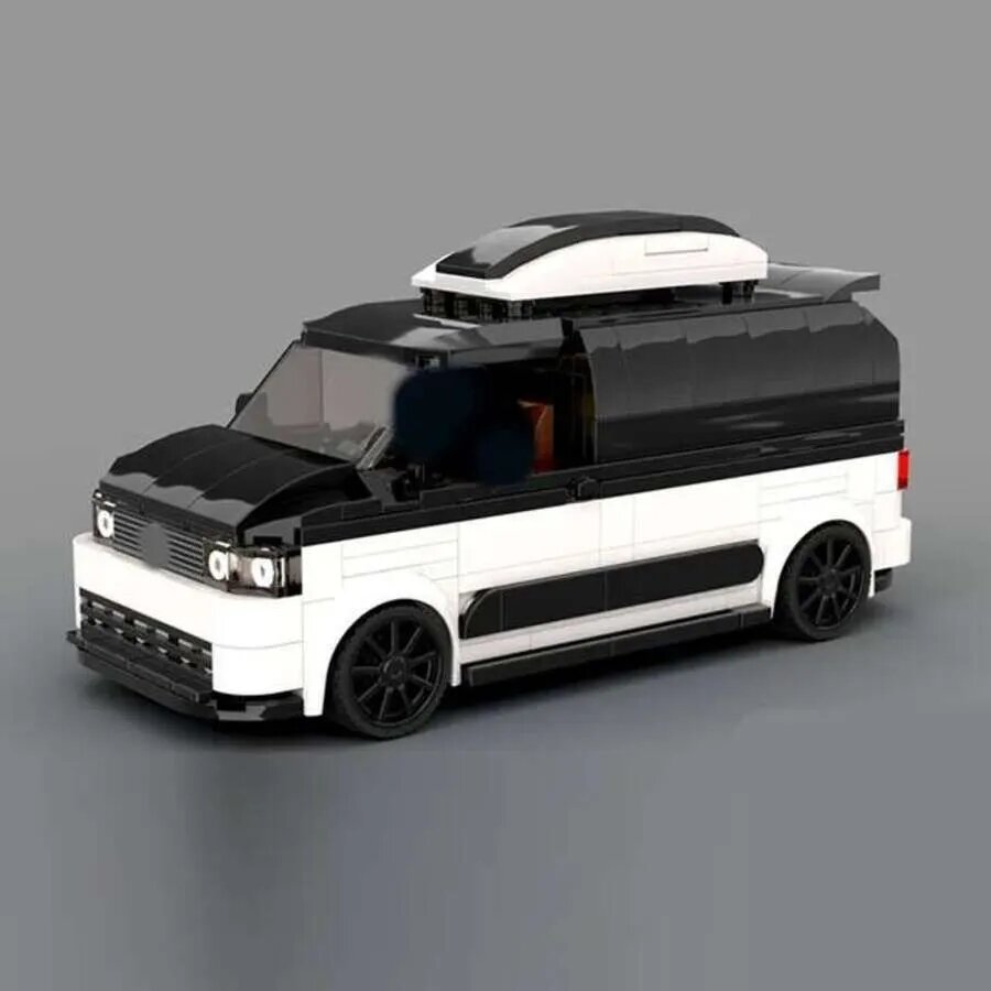Speed Champion Модель MOC Фургон T5 Пластиковый конструктор для детей 6-18 лет, размер упаковки 35x25x5 см
