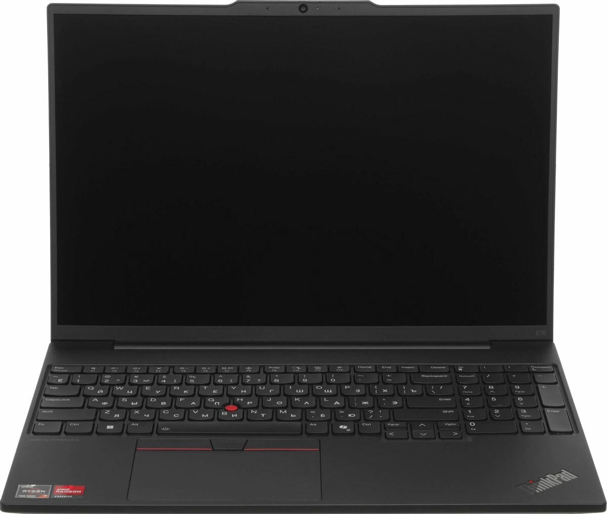Ноутбук Lenovo ThinkPad E16 G2, 16", Ryzen 7 7735HS, 16ГБ, 512ГБ SSD, AMD Radeon 680M, NoOs, черный 21M5S09E00