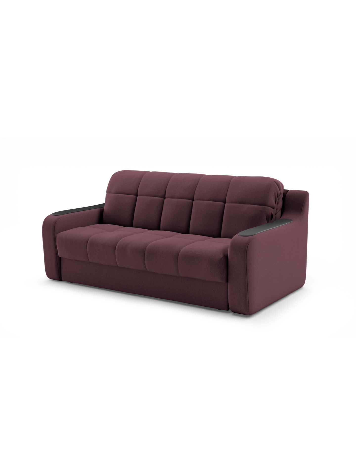 Диван Глория Лайт Velutto 15 NEW 154x105x88 см, бордовый Велютто, аккордеон GOODFORM