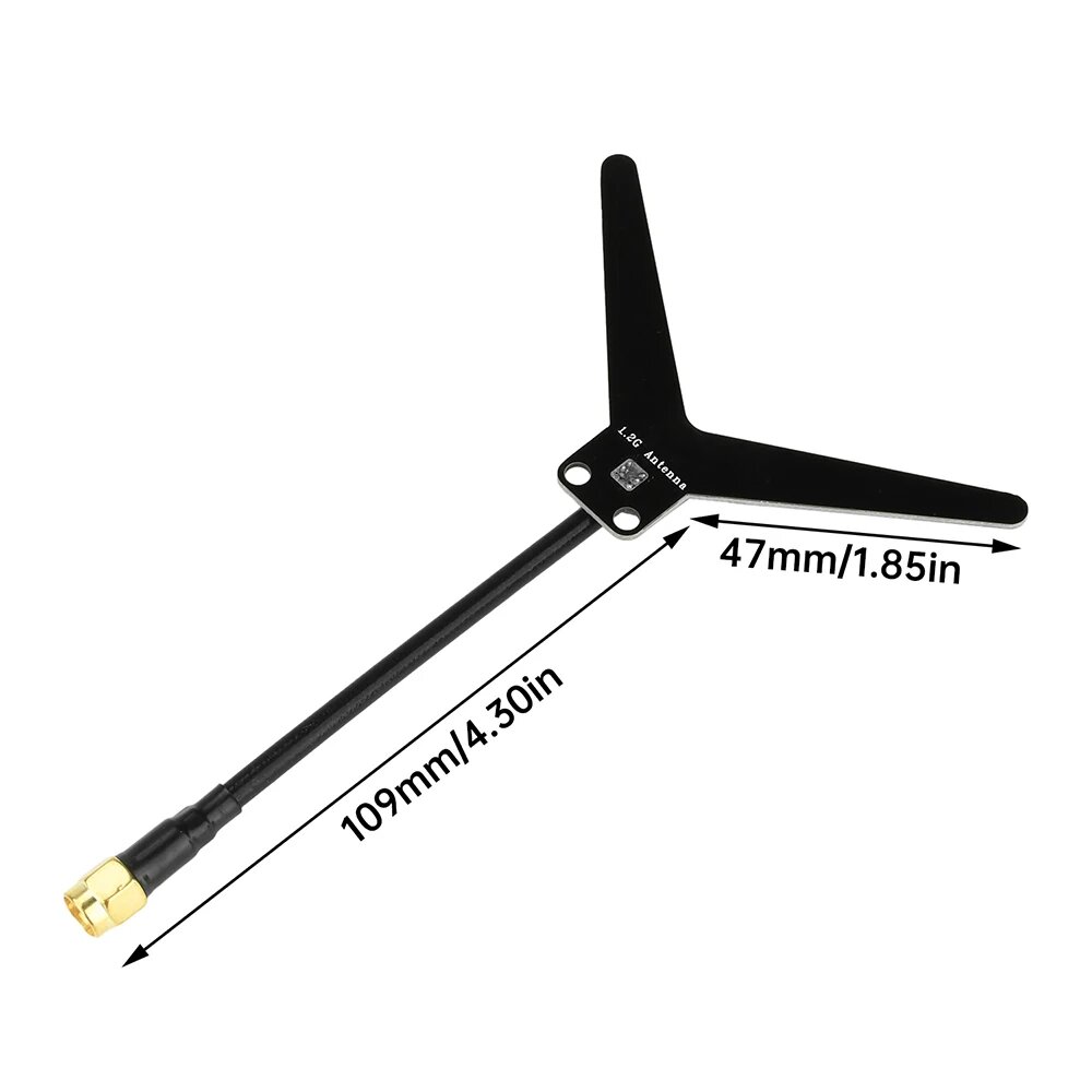 Антенна для дронов FPV Y-образная 1200 МГц 2.0dBi 50 Вт