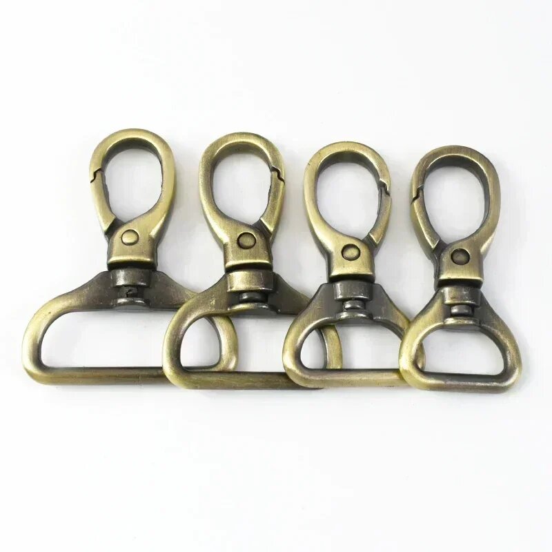 Металлические поворотные пряжки-лобстеры, Brass, 32 мм (20 шт.)