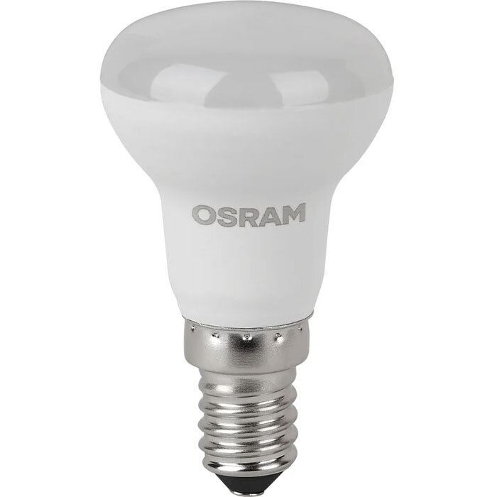 Лампа OSRAM LED Value R50 E14, 7Вт, светодиодная LED, 560 лм, эквивалент 60Вт, тёплый свет 3000К