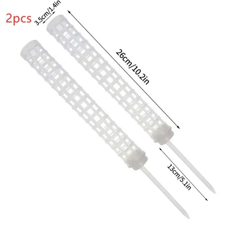 Пластиковая опора для растений Белый, 2pcs B White1